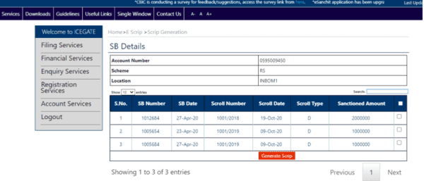 All you need to Know about Generating scripts for RoDTEP Scheme on ICEGATE
