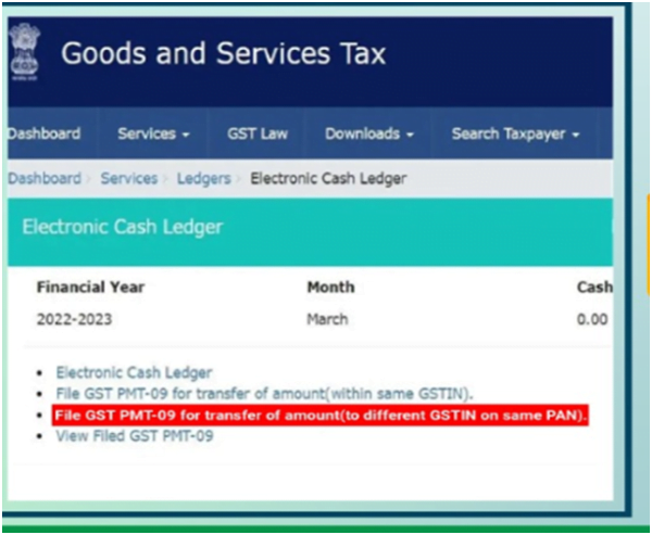 GSTN enables PAN-Linked Inter-GSTIN Cash Ledger Amount Transfer through ...