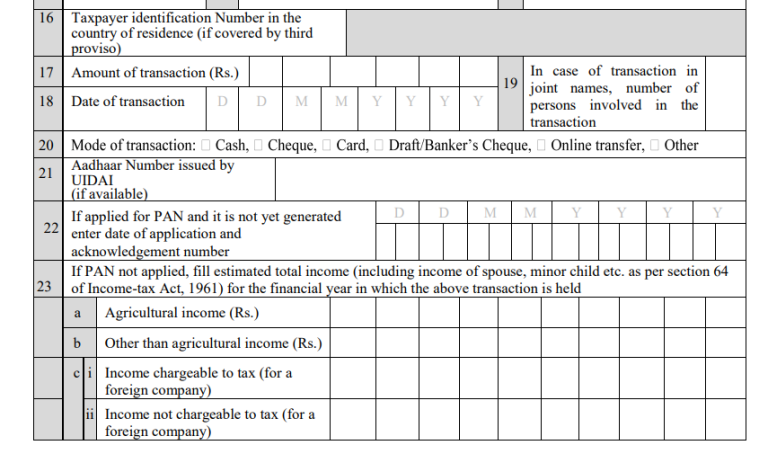 CBDT Notifies Changes in Declaration Form 60 For Non-Pan Holders ...