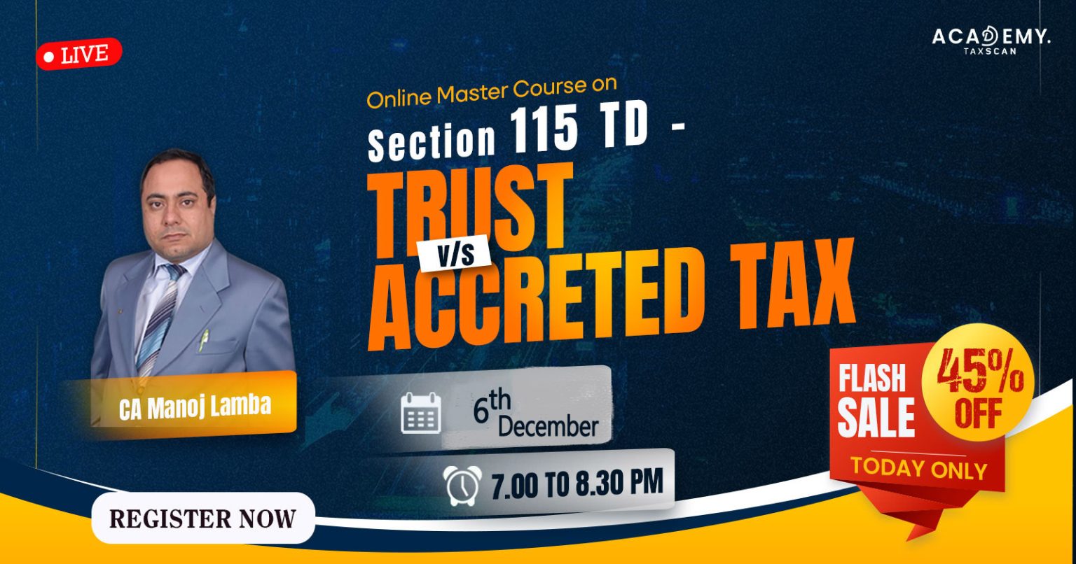 Events Scan | Taxscan | Simplifying Tax Laws